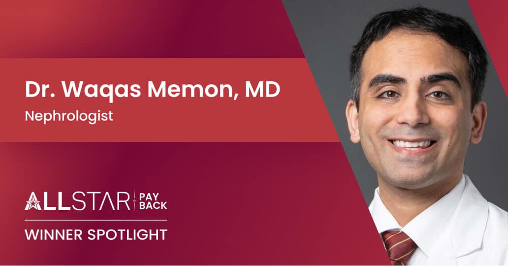 All Star Payback Winner Spotlight: Dr. Waqas Memon — Compassion ...